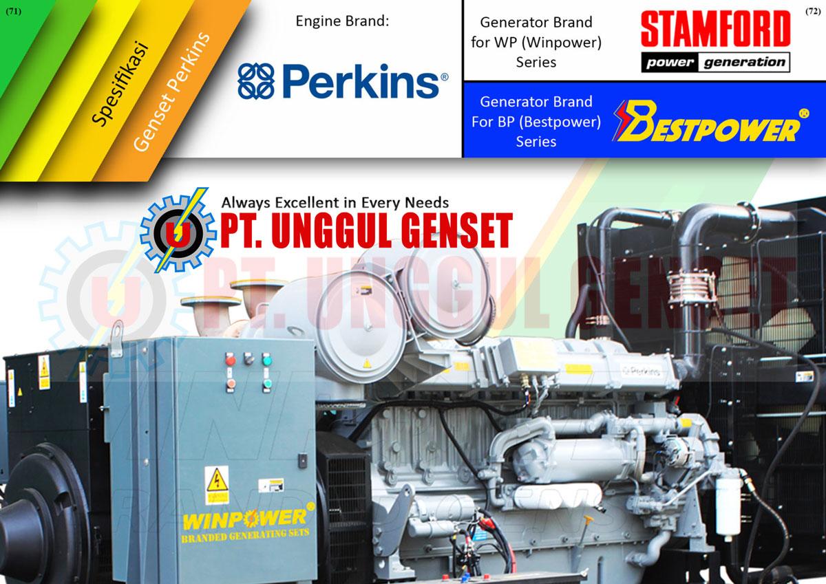 Jual Genset Perkins 10 - 45 KVA - Unggul Genset Perkins 10 kVA